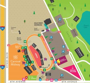 Maps & Seating Charts - Cheyenne Frontier Days